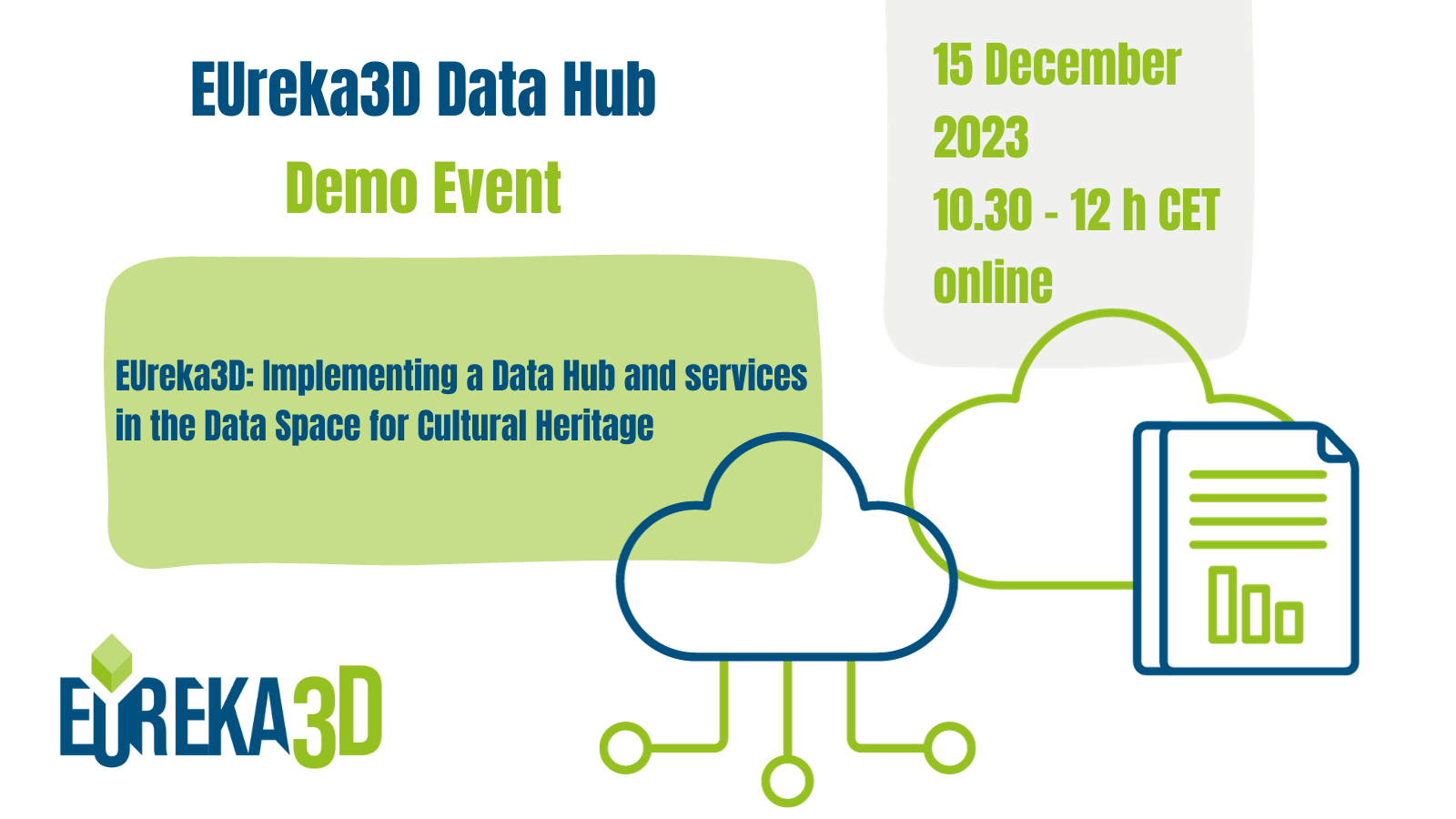 EUreka3D Data Hub. Demo Event - eureka3d